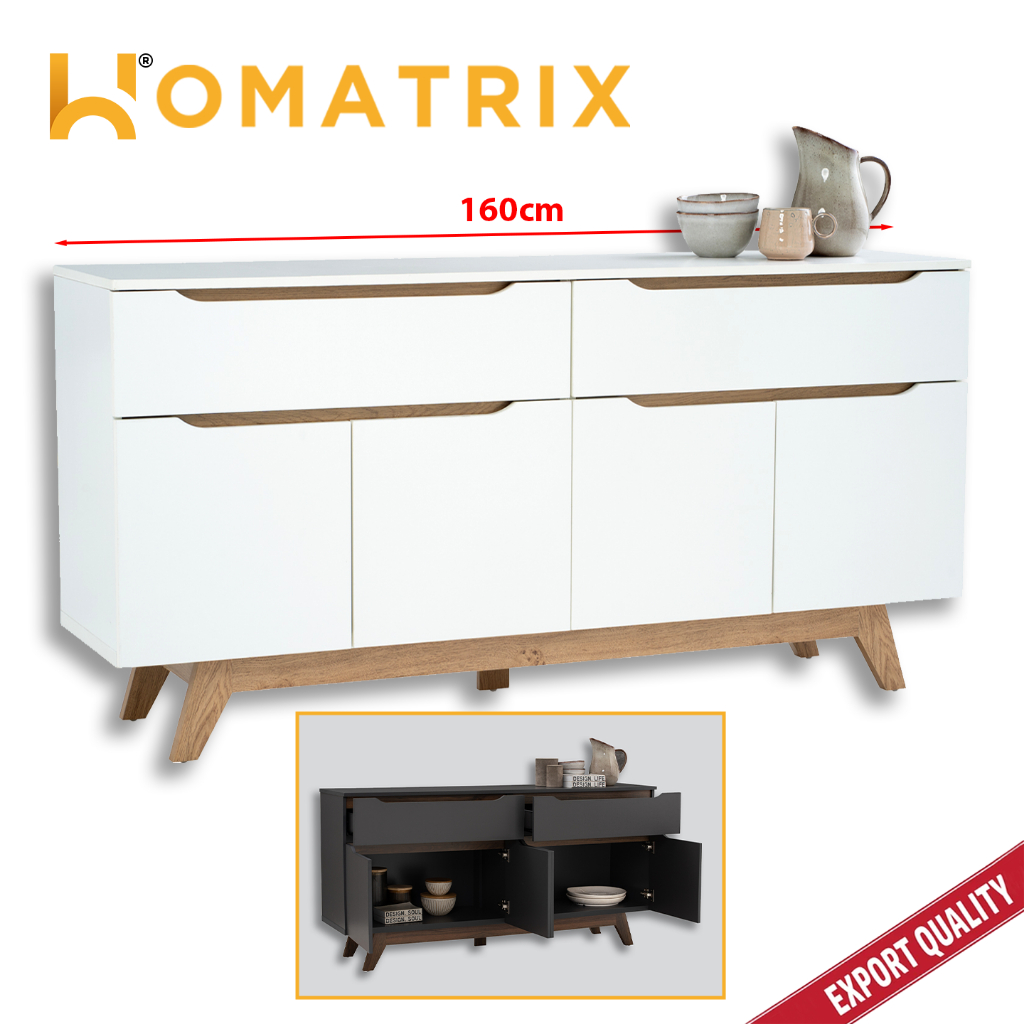 HOMATRIX Chest Drawer Cabinet Living Room Storage Cabinet Kabinet Laci ...