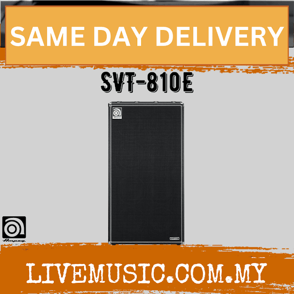 Ampeg SVT-810E 8x10" 800-Watt Extension Cabinet ( SVT 810E / SVT810E ...