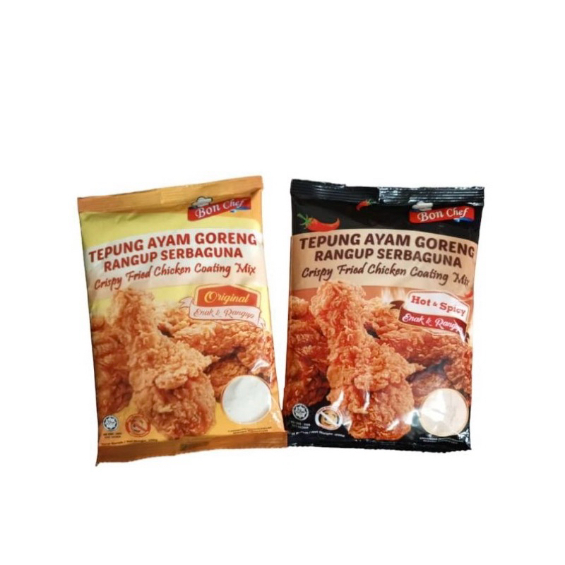 bon chef tepung goreng ayam crispy coating mix fried chicken 200g ...