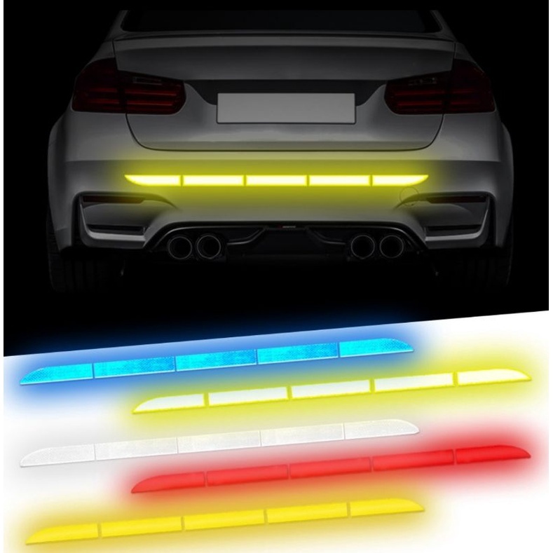 Car Reflective Reflector Sticker Film Tape Warning Arrow Mark Safety ...