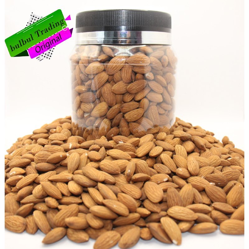 ALMOND USA RAW NUT BADAM MENTAH 1KG | Shopee Malaysia