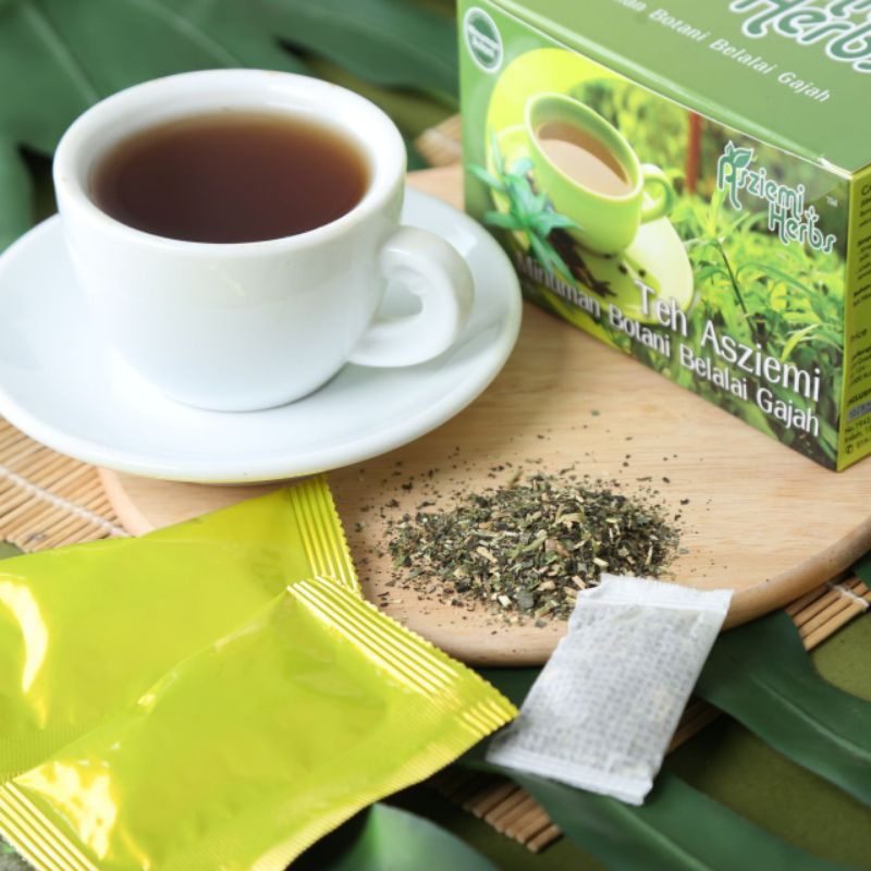 TEH BELALAI GAJAH ASZIEMI HERBS / box / 4 uncang trial pack | Shopee ...