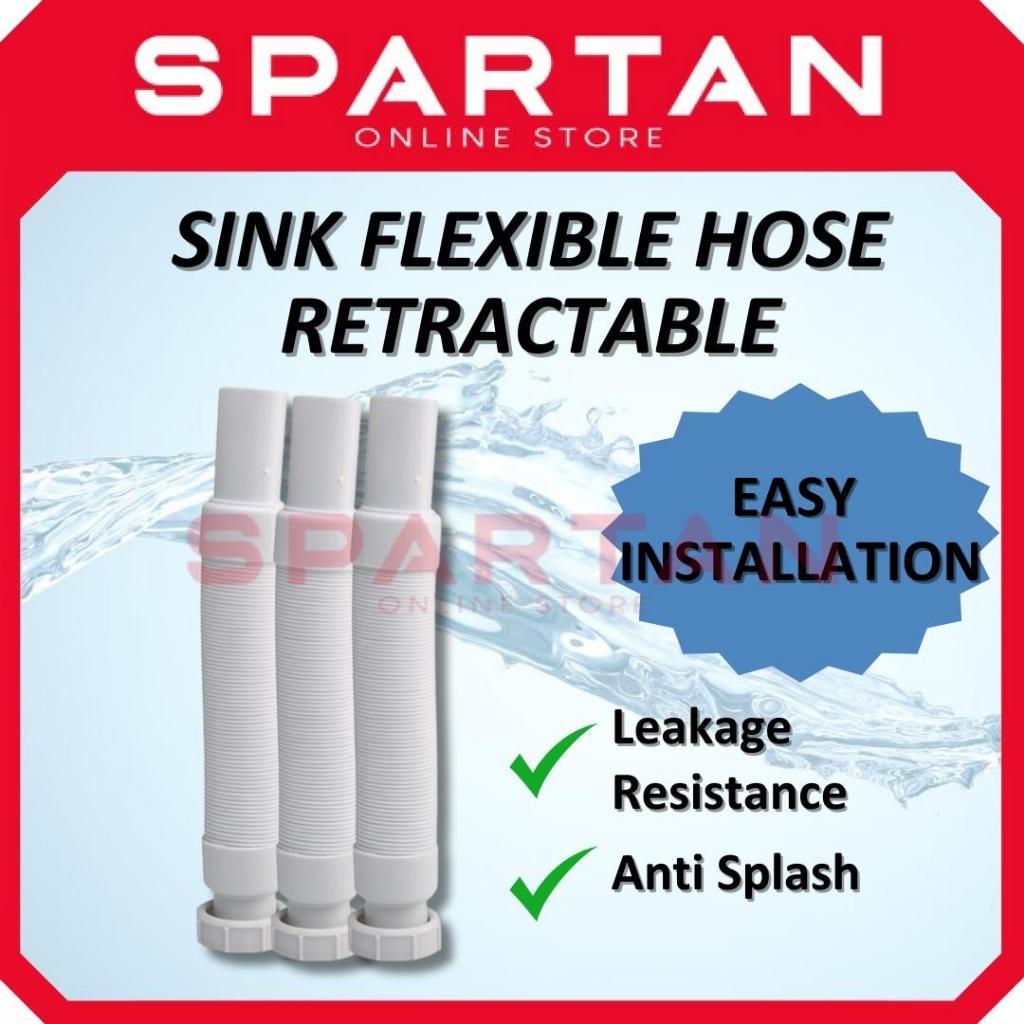 V-VAFF / MAGIKONE Sink Flexible Hose Retractable Extensible Drain Pipe ...