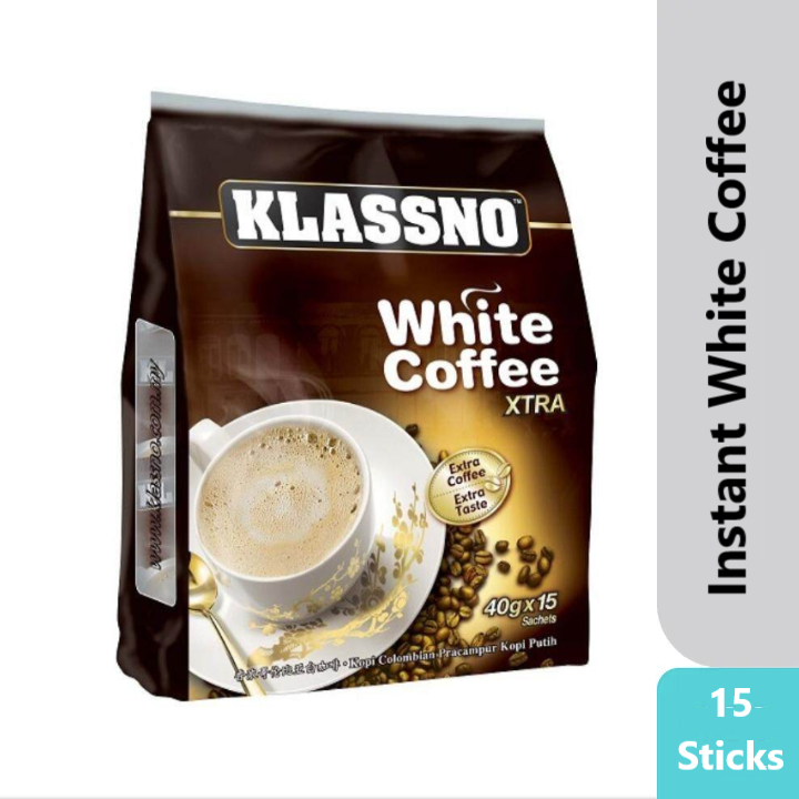 KLASSNO White Coffee XTRA 40g x 15 Sticks | Shopee Malaysia