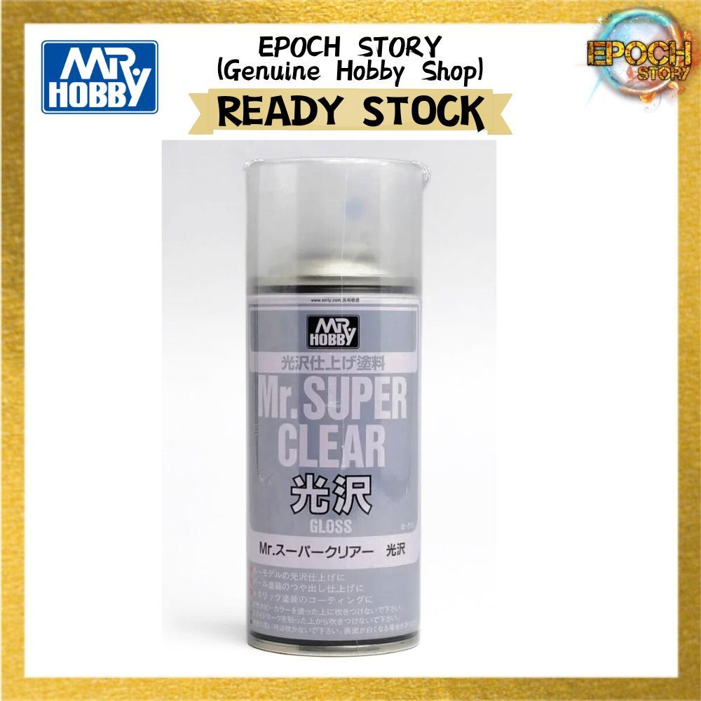 Mr Hobby Mr Super Clear Gloss B513 (170ml) | Shopee Malaysia