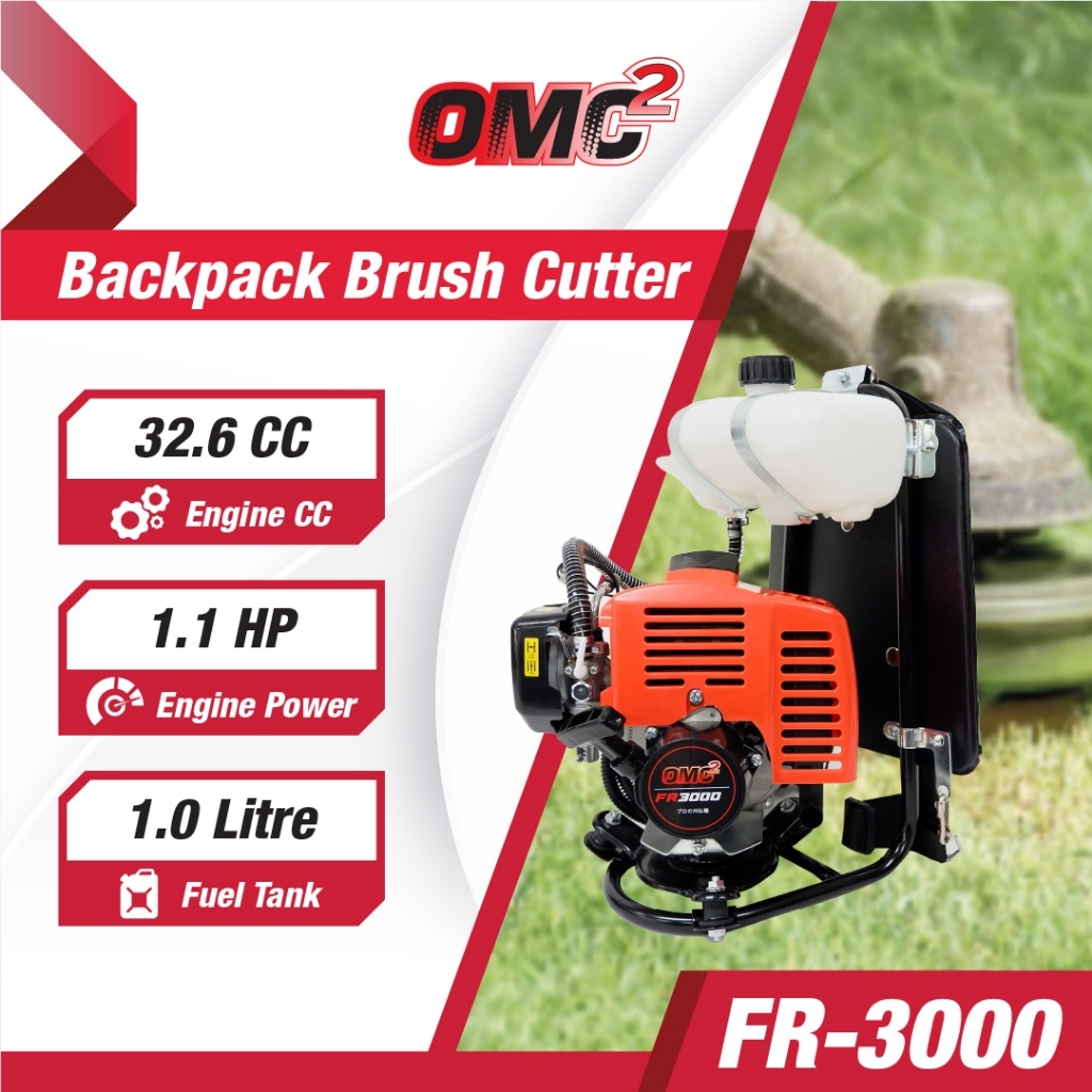 [OMC] BACKPACK BRUSH CUTTER - OMC FR-3000 | Shopee Malaysia