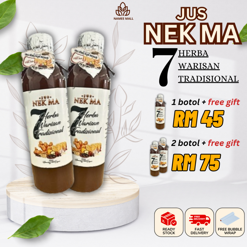 [100% ORIGINAL HQ] JUS NEK MA MELEGAKAN ANGIN DALAM BADAN SAKIT SENDI SARAF | Shopee Malaysia