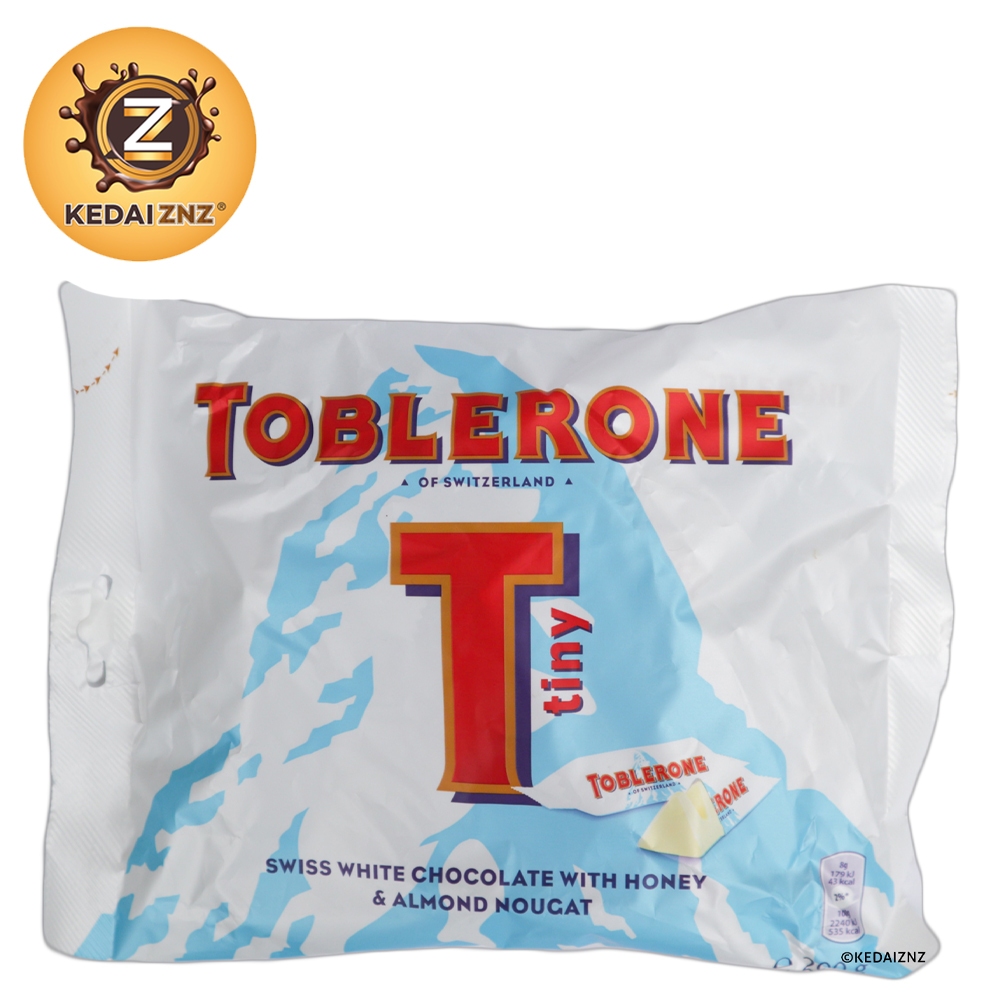 Chocolate TOBLERONE Swiss White Chocolate with Honey & Almond Nougat ...