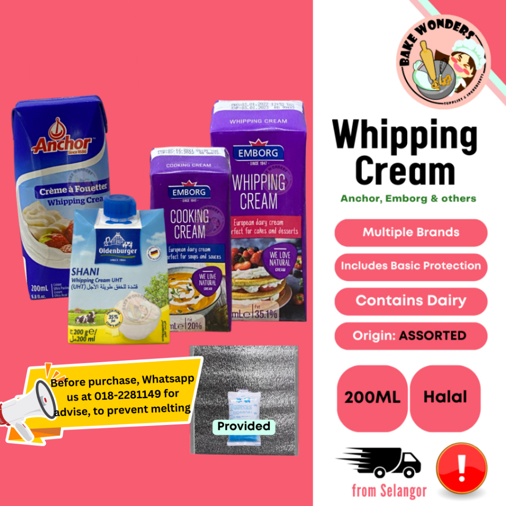 [ Chill ] (PROMO ARLA WHIPPING CREAM) Anchor Whipping Cream Emborg ...