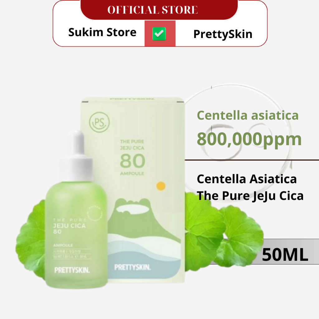 PrettySkin Korean Centella Asiatica Extract Essence The Pure JeJu Cica ...