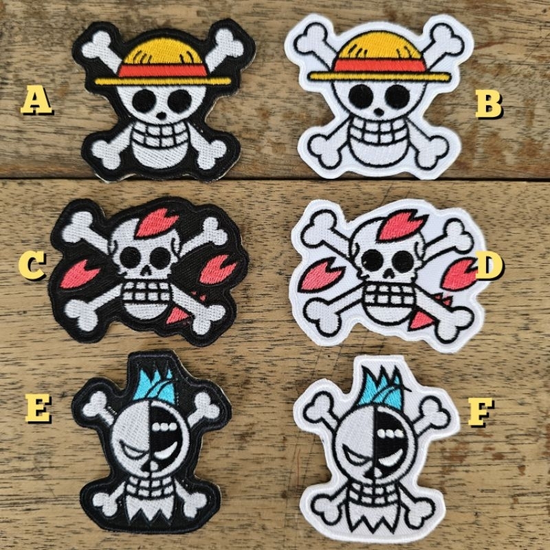 One Piece Anime embroidery patches 01 (Ready Stock). | Shopee Malaysia
