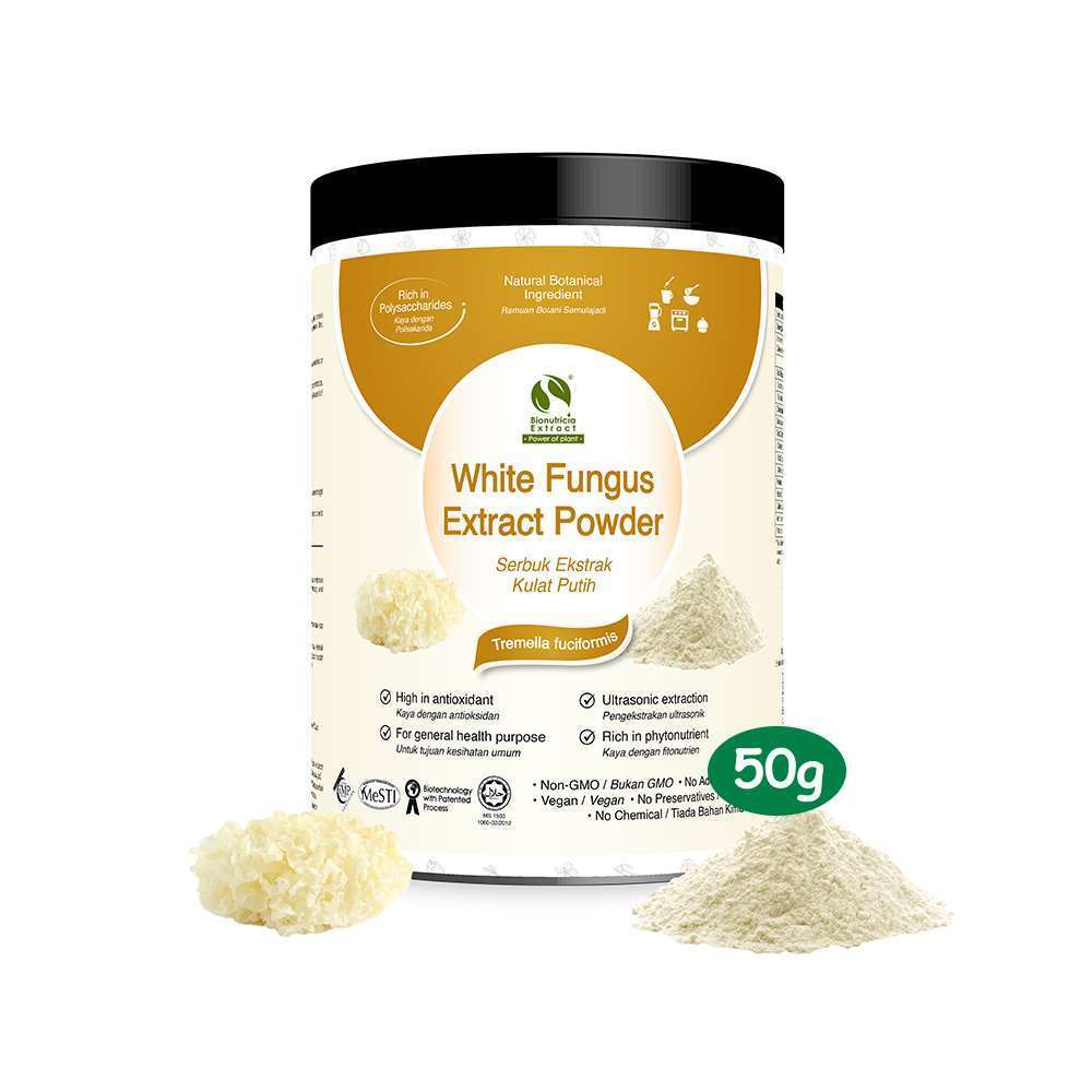 White Fungus Extract Powder 50g/can. Moisturizer effect on respiratory ...