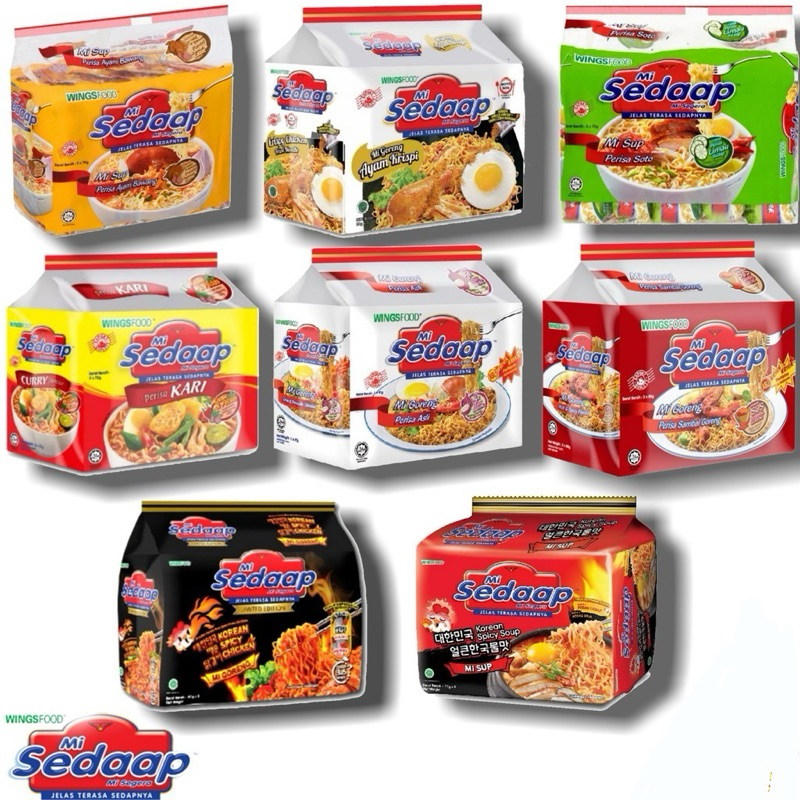 Mi Sedaap Mee Sedaap Goreng Original / Spicy Korea / Asli Instant ...