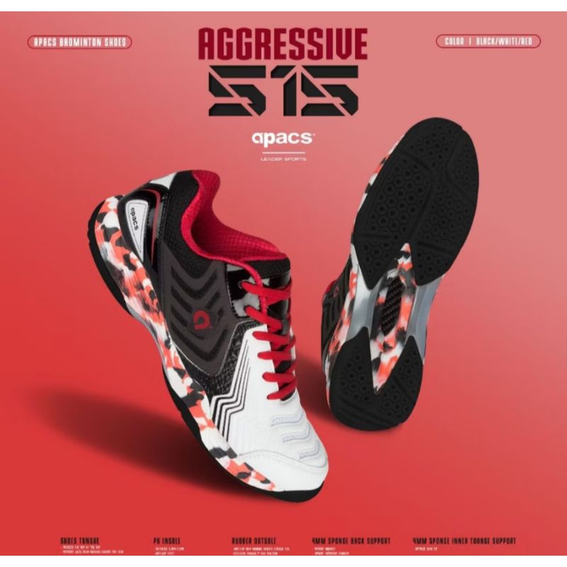 SHOES APACS BADMINTON ORIGINAL KASUT BADMINTON | Shopee Malaysia
