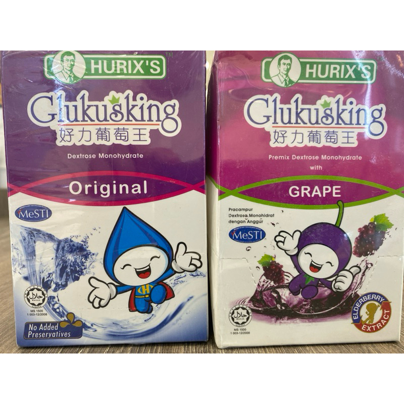 Hurix's Glukusing 25g (Original / Grape ) Dextrose Monohydrate No Added ...
