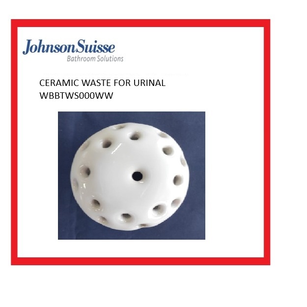 JOHNSON SUISSE URINAL STOPPER / CERAMIC WASTE WBBTWS000WW / Batu Urinal ...