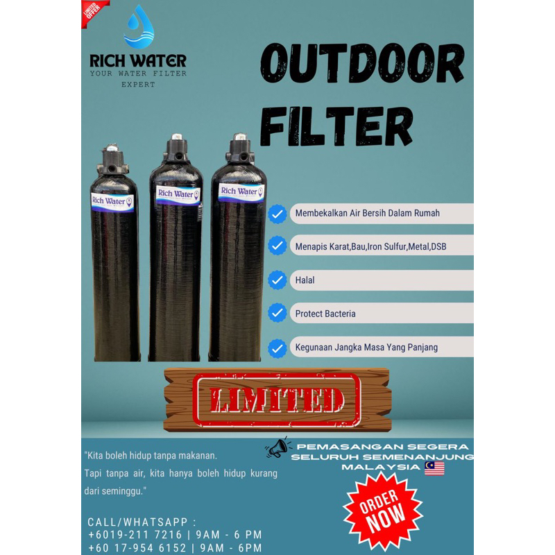 Penapis Air / Filter Fibreglass Reinforced Plastic (FRP) | Shopee Malaysia