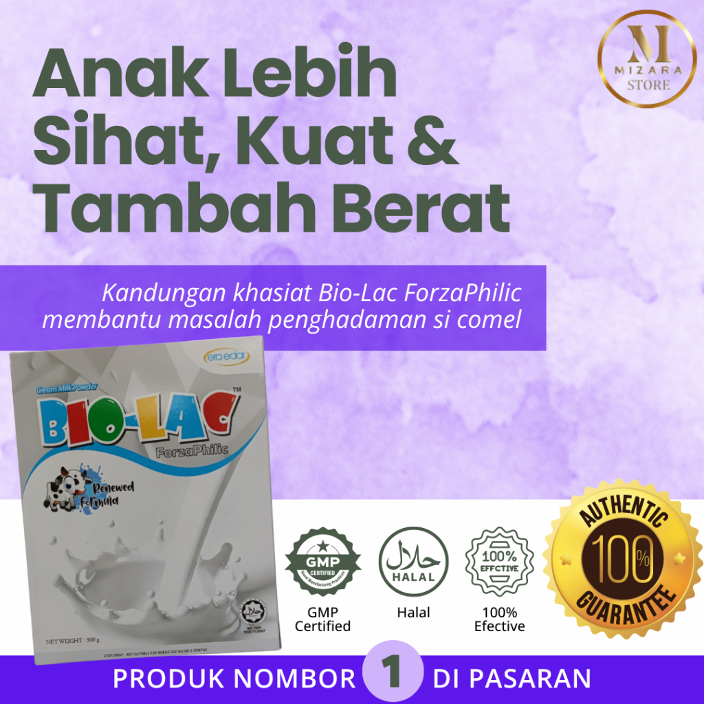 SUSU BIOLAC | BIOLAC FORZAPHILIC | FORMULA MILK | BIOLAC | MILK | Shopee Malaysia
