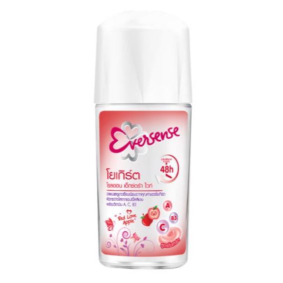 EVERSENSE Extra White Roll-on Deodorant Yogurt Formula 40 g. | Shopee ...
