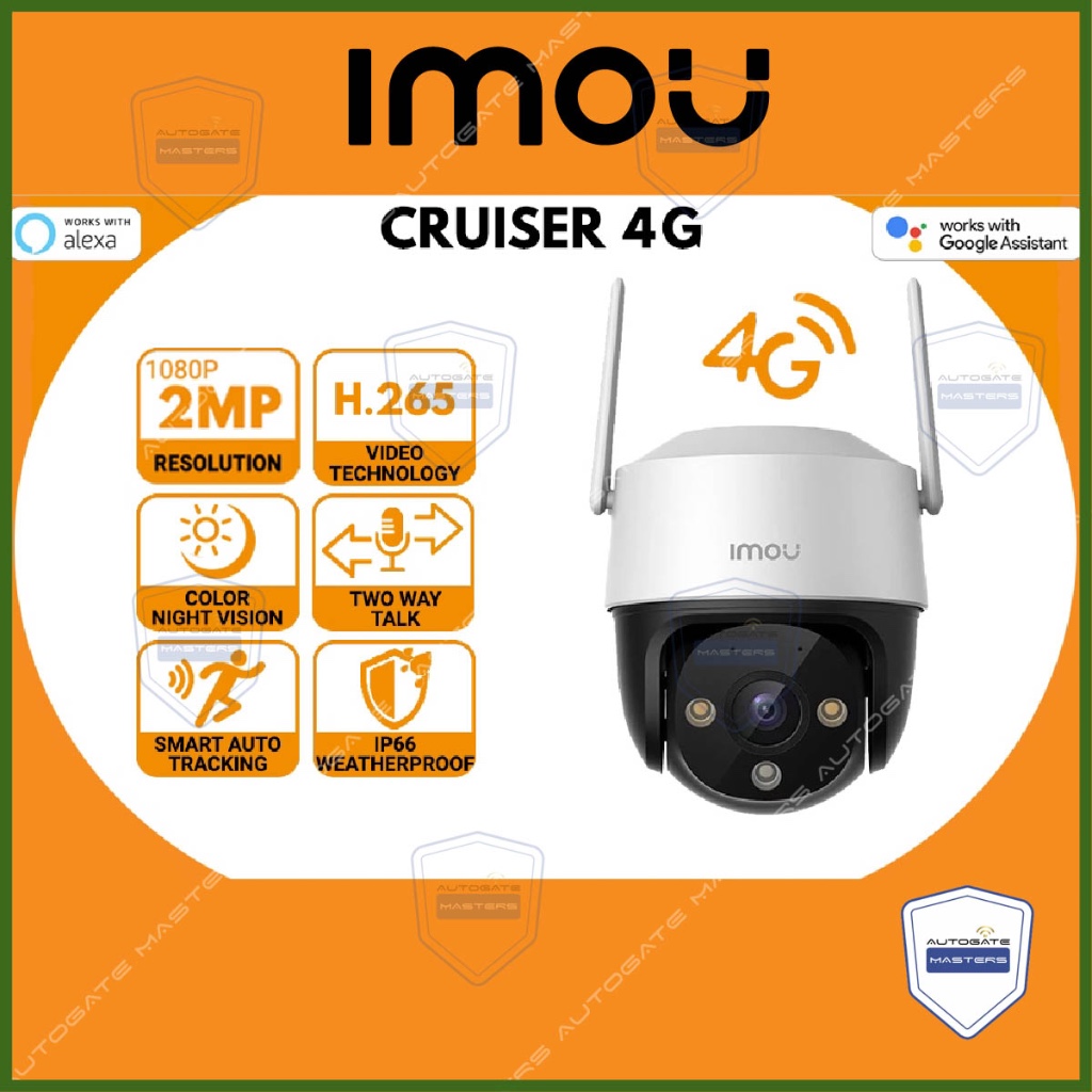 Dahua Imou Cruiser 4G LTE Network 2MP FullHD 1080P Two Way Talk Motion ...