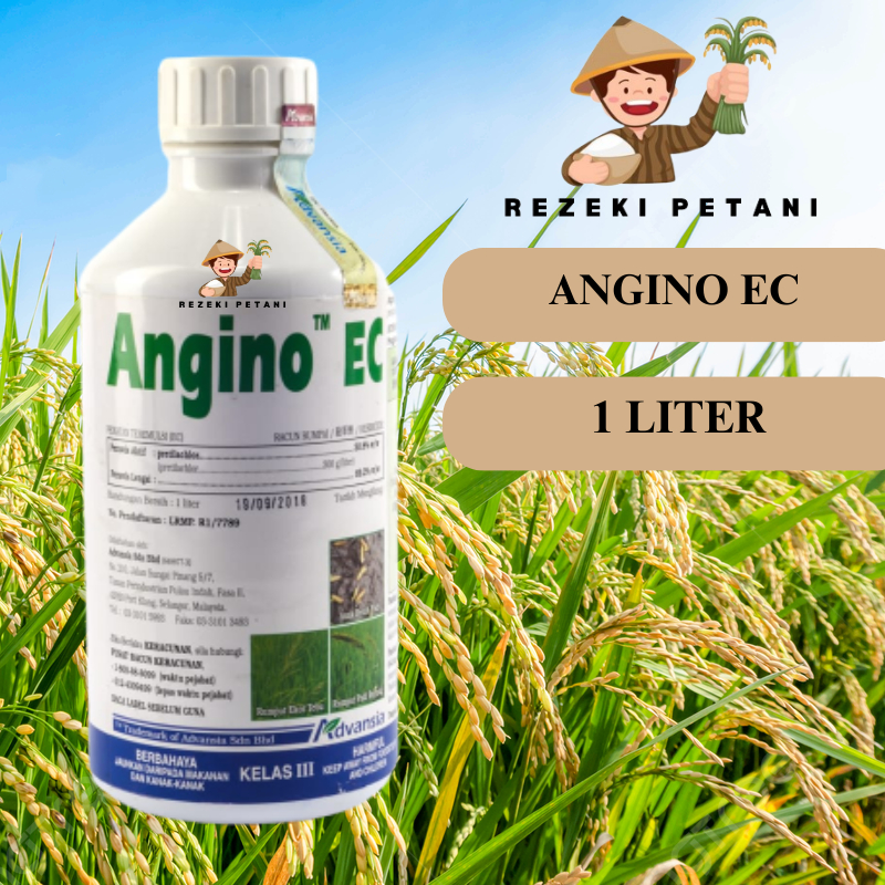 [ORIGINAL] 1L ANGINO EC ADVANSIA (PADI ANGIN) PRETILACHLOR 30.8% Racun ...