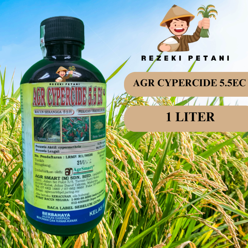 [ORIGINAL] 1L AGR CYPERCIDE 5.5EC cypermethrine SAMA CYPERIN 550 ...