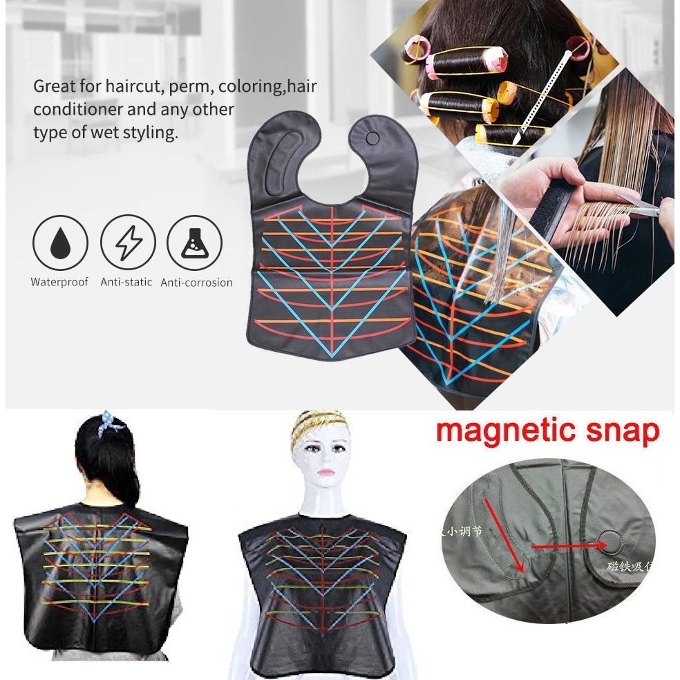 Single Layer Make Up Cape / Haircut Hairdressing Barbers Waterproof ...