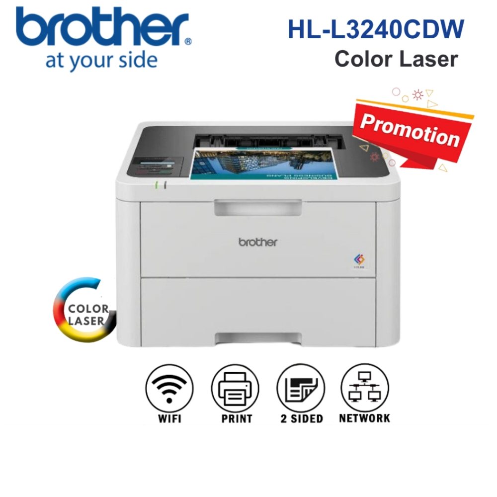 Brother HL-L3240CDW L3240CDW HL-L3230CDN Colour LED Laser Printer USB Duplex Double Sided ...