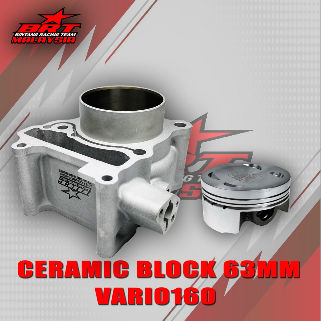 BRT BLOCK VARIO160 / ADV160 (CERAMIC BLOCK 63MM) | Shopee Malaysia