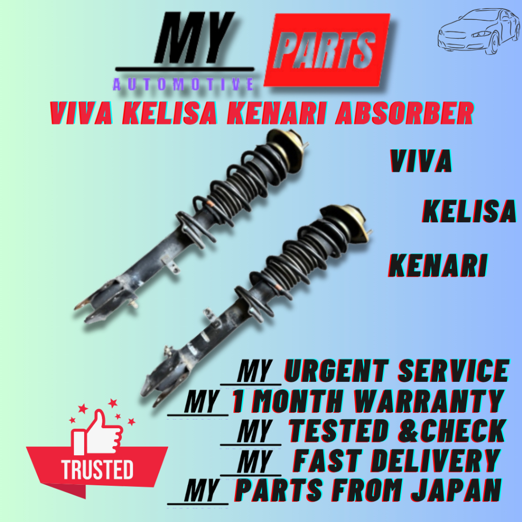 Perodua Viva Kelisa Kenari Front Absober Set Absorber Depan | Shopee ...