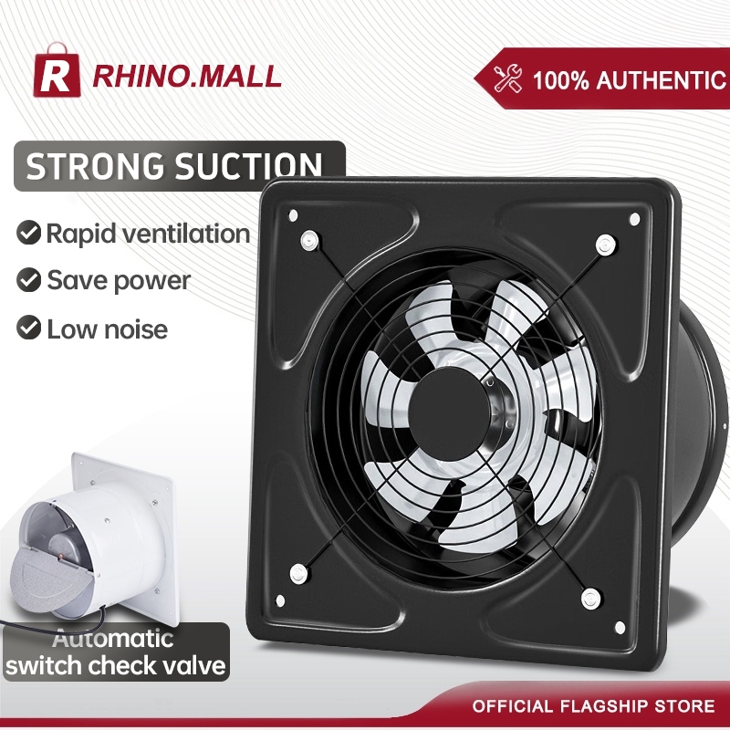 Exhaust Fan 4" 6" 8" 10" 12" Inch Kipas Ekzos fan Wall Type Light Duty ...