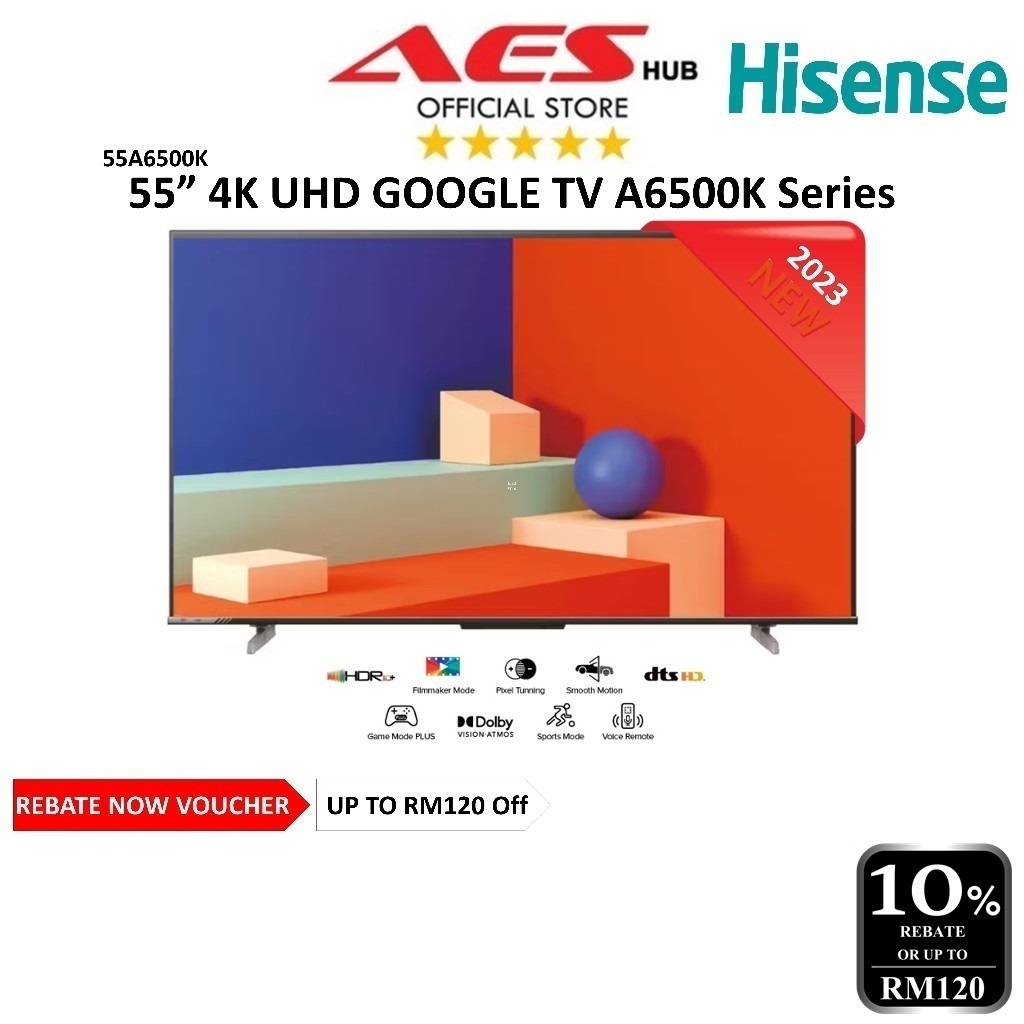 CAN SETUP Hisense 55 Inch 4K Smart TV UHD Google TV 55" Television 电视 ...