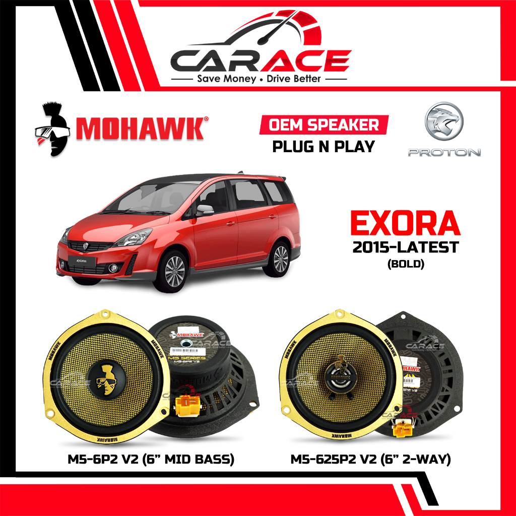 MOHAWK Speaker Exora BOLD Plug and Play Speaker PNP Front Rear Door ...