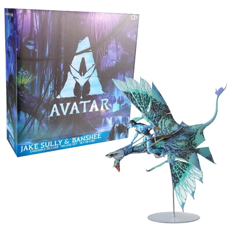 McFarlane Avatar Jake Sully & Banshee Bob Box Set Mega Fig | Shopee ...