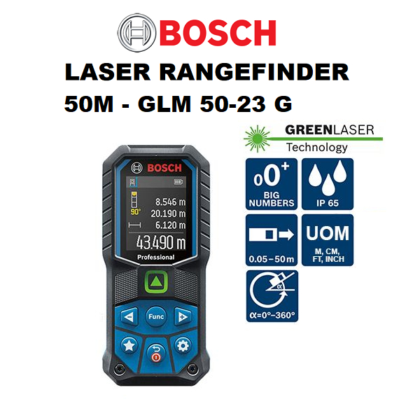 BOSCH LASER RANGEFINDER GLM 50-23 G | Shopee Malaysia