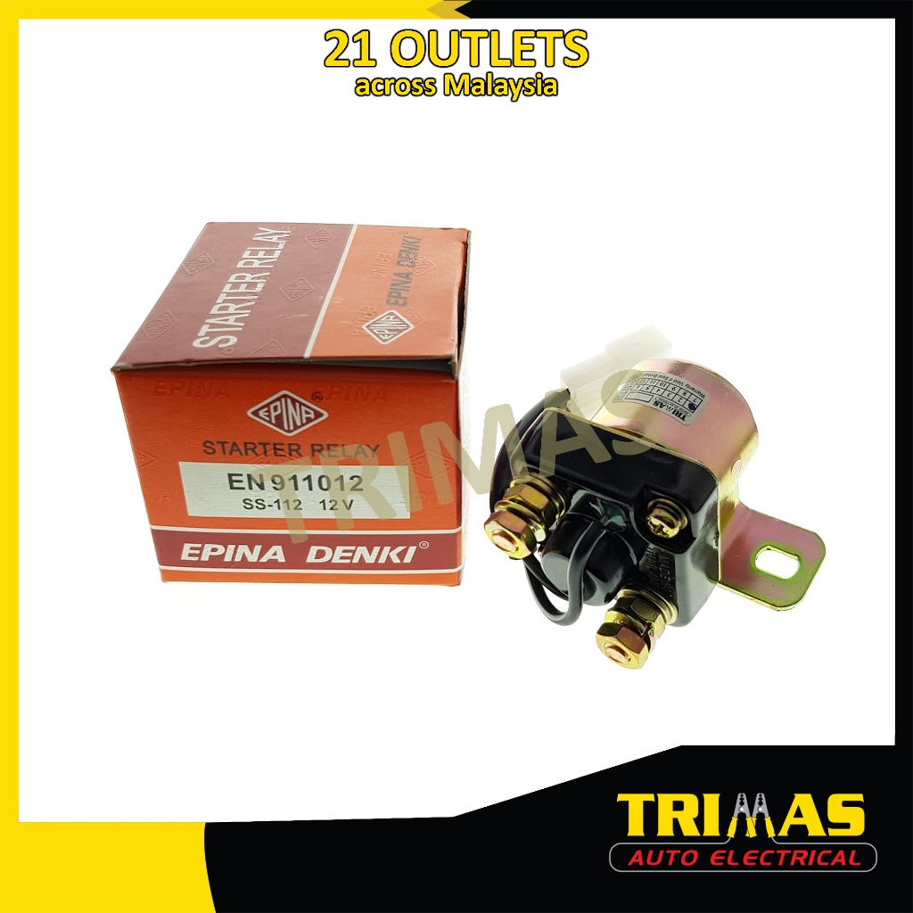 100A 12V 24V Original Epina Denki Heavy Duty Starter Relay Van Lorry ...