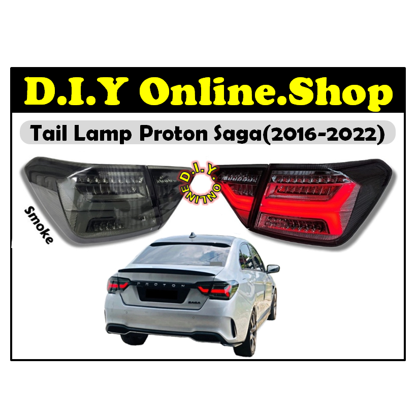 Proton Saga (2016-2022) Tail Lamp Tail Light LED VVT Taillight DRL ...