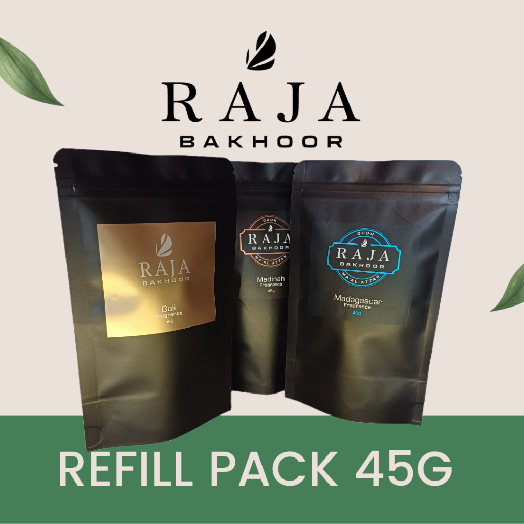RAJA BAKHOOR Premium Oud Aromatherapy REFILL PACK (Produk bukhoor ...