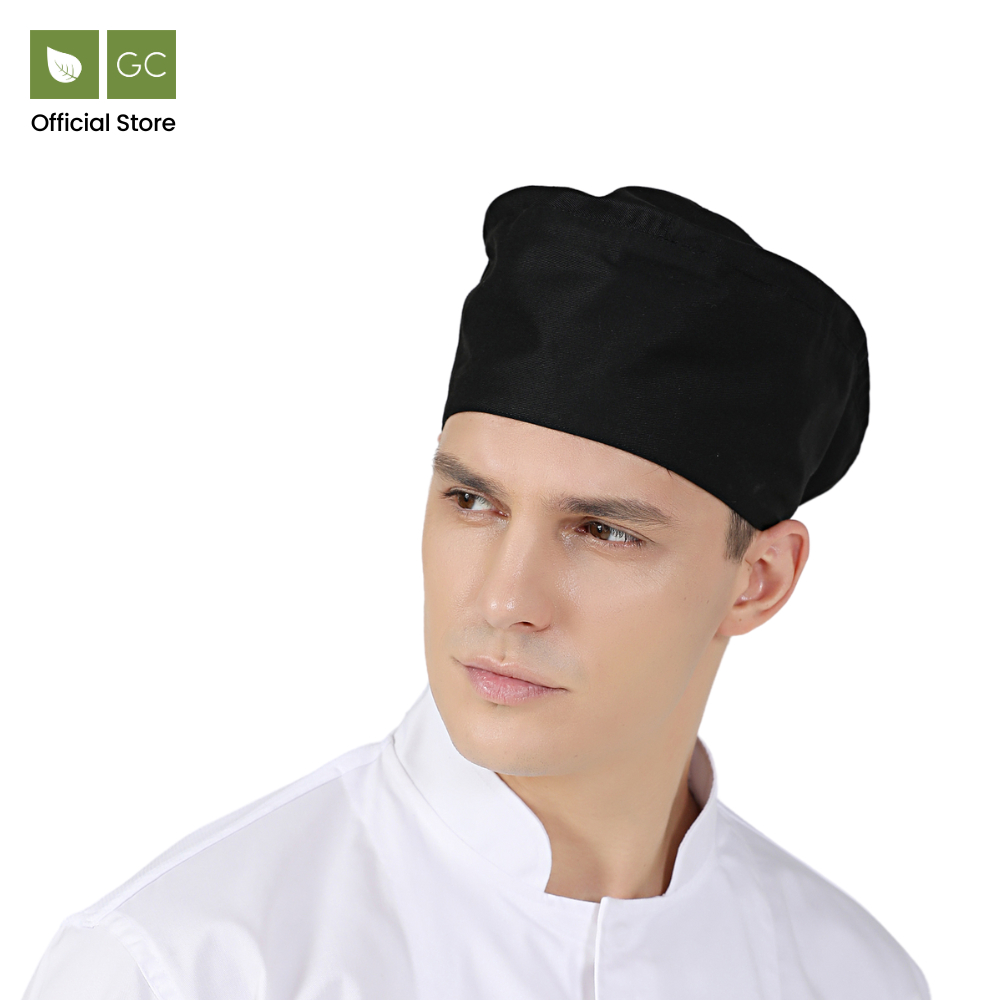 Freesia Black Chef Hat | No Vent | Shopee Malaysia