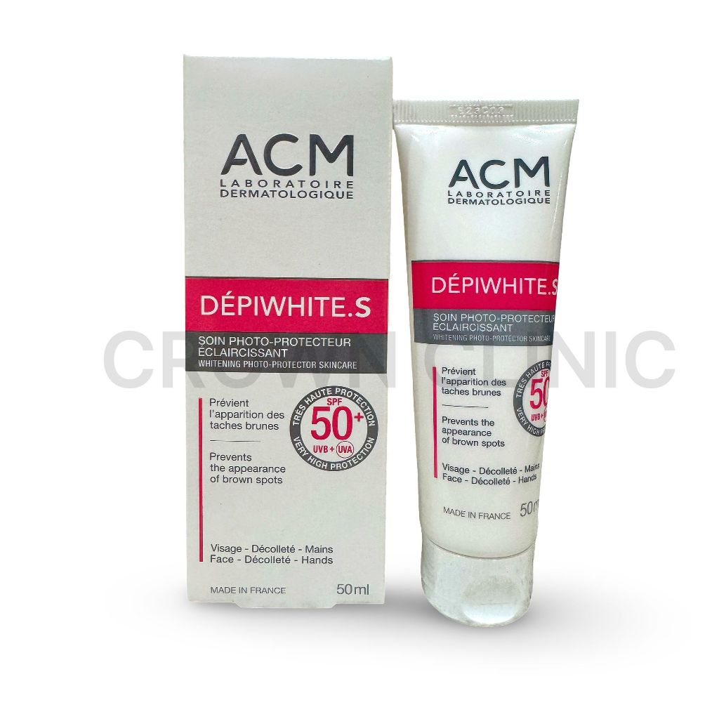ACM Depiwhite.S Whitening Photo-Protector SPF50+ UVA UVB 50ML | Shopee ...