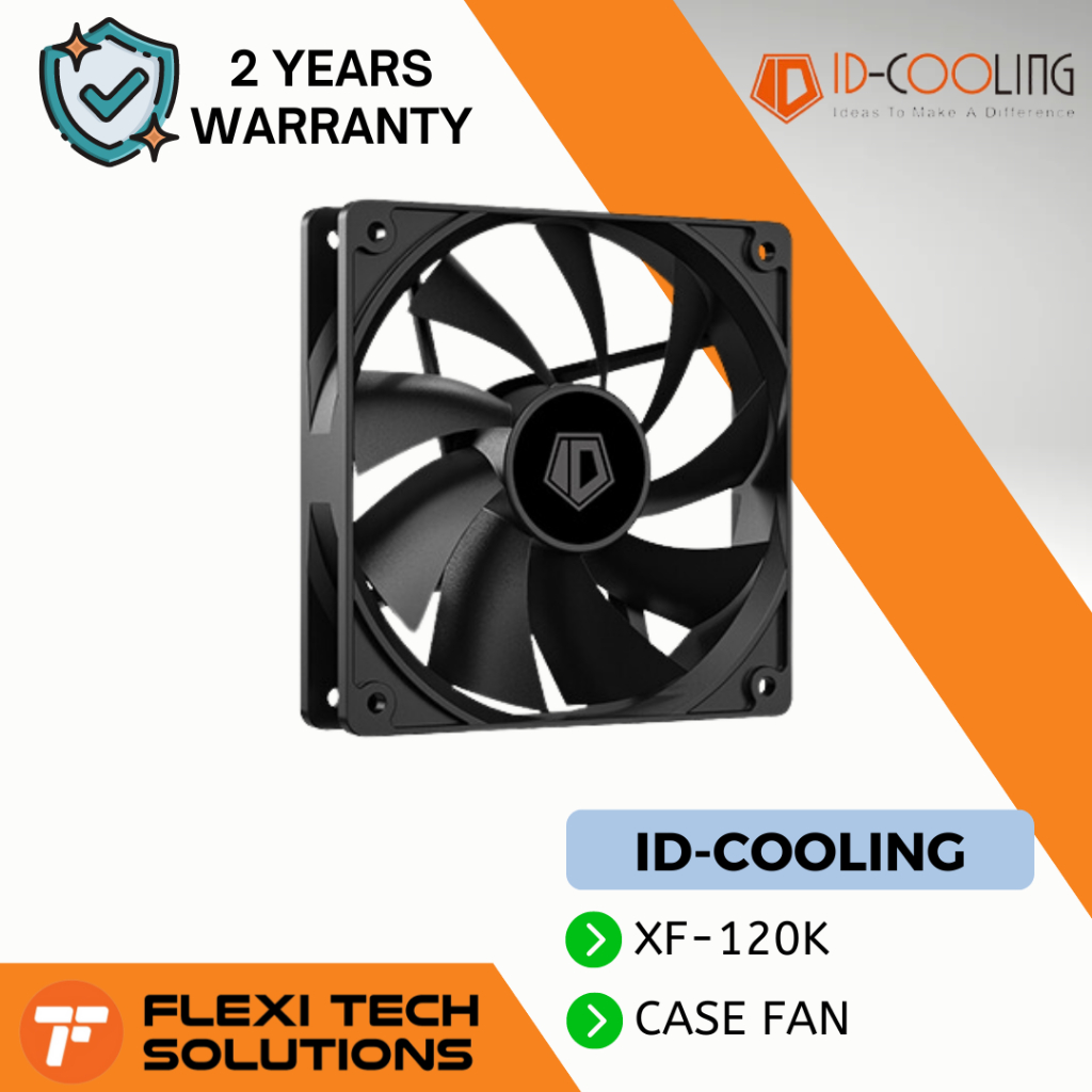 Flexi Tech ID-Cooling XF-120-K Case Fan (1PC) | Shopee Malaysia