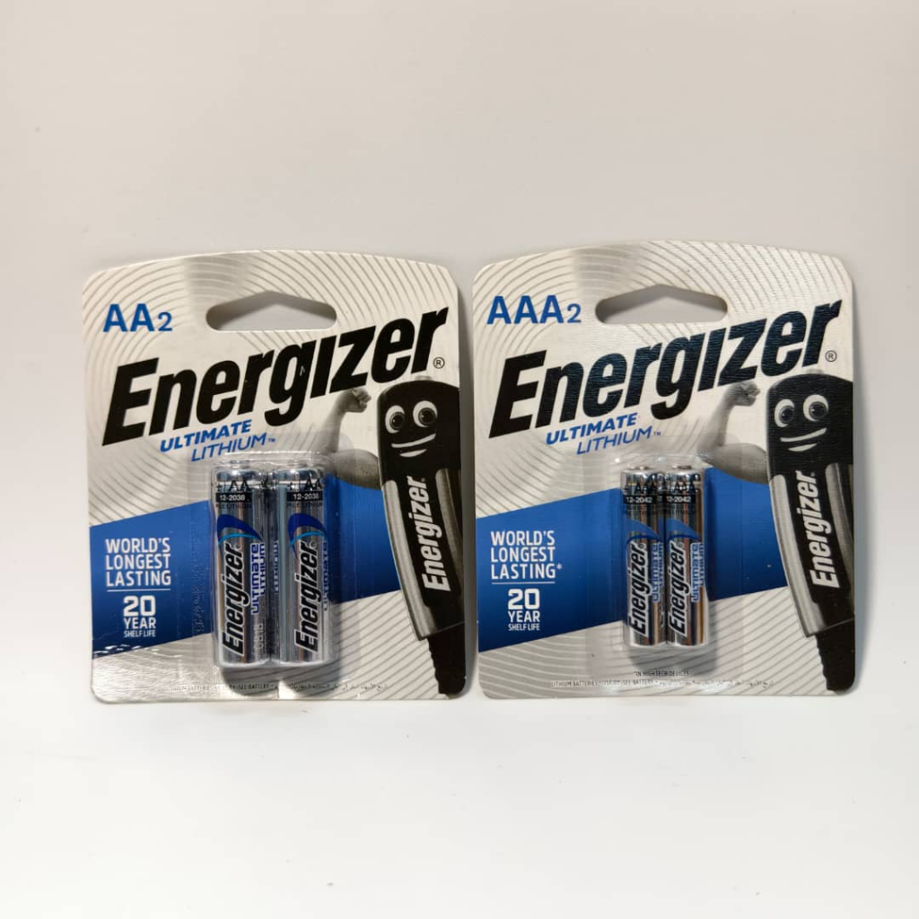 Energizer ULTIMATE Lithium Battery AA / AAA 2PCS/Card 1.5v Beteri ...