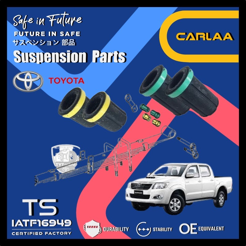 TOYOTA HILUX vigo revo KUN25 KUN26 GUN125 GUN126 LEAF SPRING BUSH ...