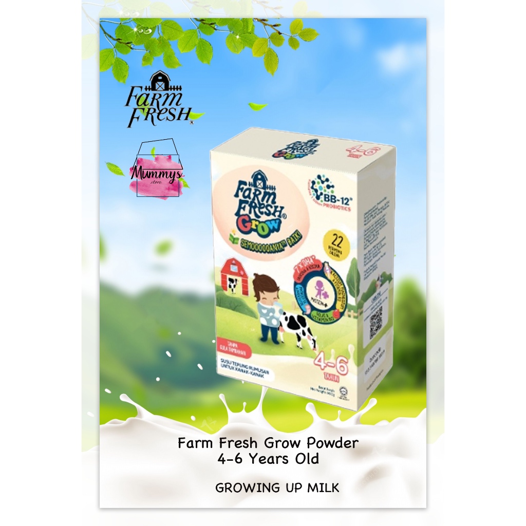 Farm Fresh Grow Powder 4-6 Years Old 800g | Shopee Malaysia