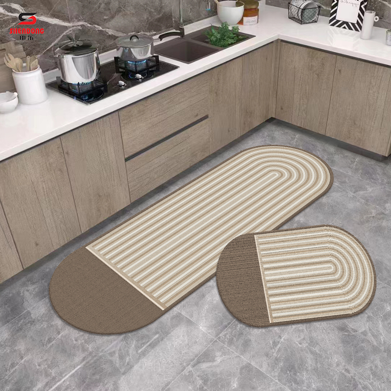 M (40*60 +40*120cm) 2 in 1 Crystal Velvet kitchen mat / Rugs / Floor ...