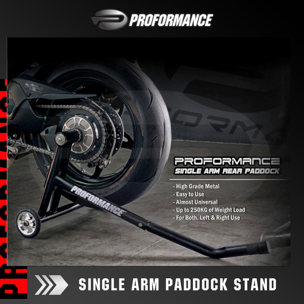 PROFORMANCE PSR06 Single Arm Rear Paddock Stand Ducati/Honda/Bmw/MV ...