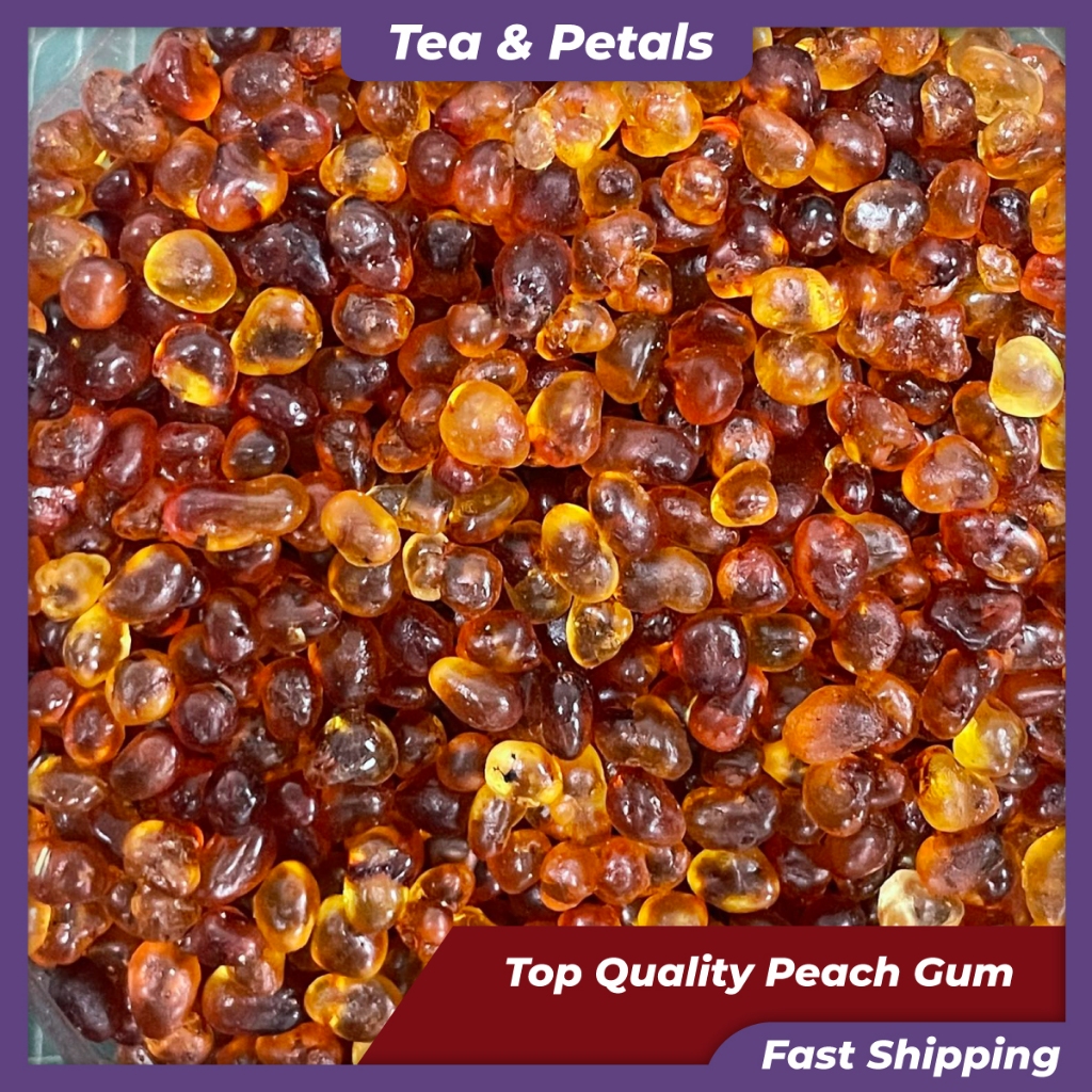 Top Quality Grade AAA Natural Peach Gum Collagen Dessert 桃胶 | Shopee ...