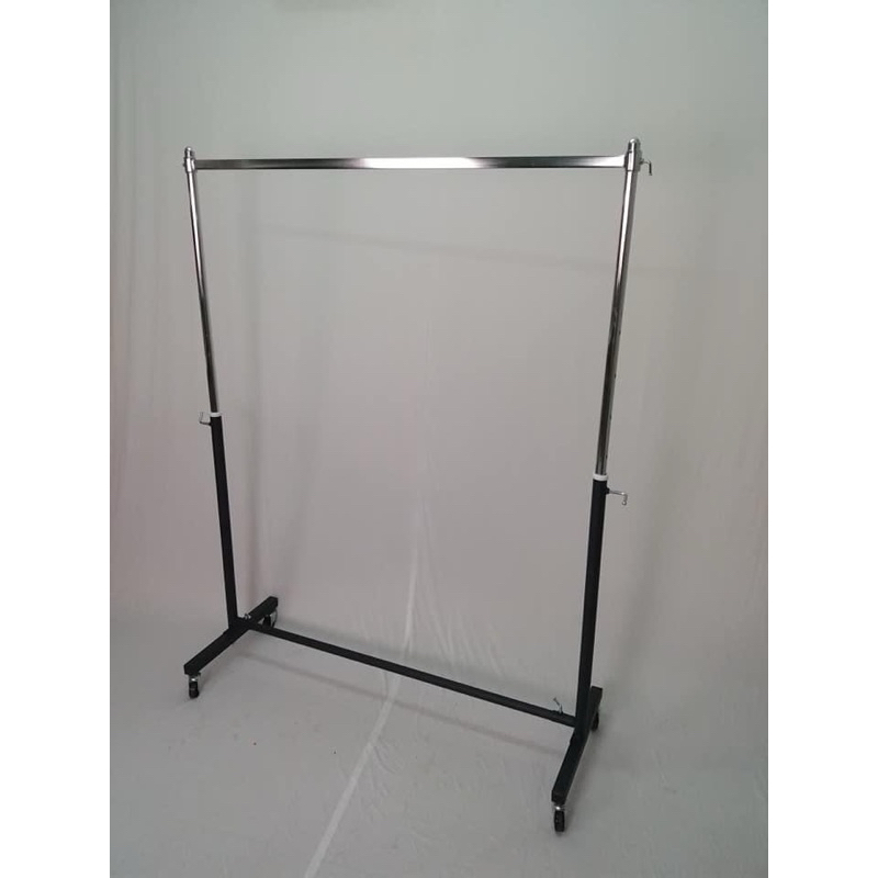 HEAVY DUTY SINGLE CLOTHES RACK/ SQUARE BAR T STAND/ T STAND SINGLE SQ ...