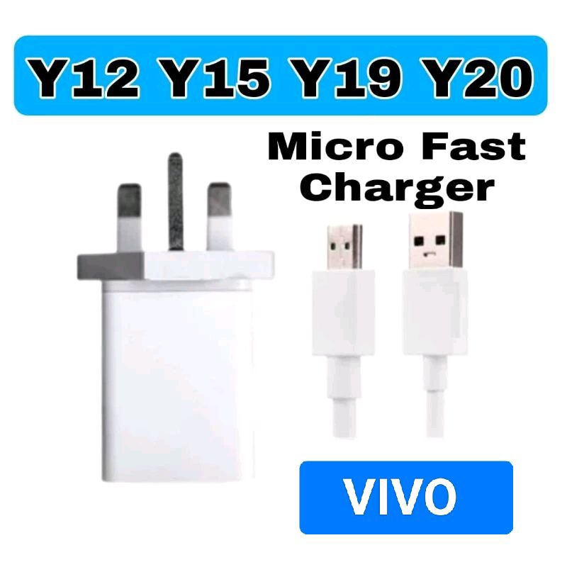 Vivo Y20 Y19 Y17 Y15 Y12 Y11 V11 Dual-engine QuickCharge Power Adapter ...
