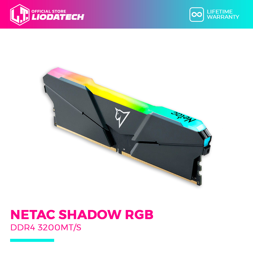 Netac Shadow RGB DDR4 3200MHZ Gaming RAM (8GB / 16GB) | Shopee Malaysia
